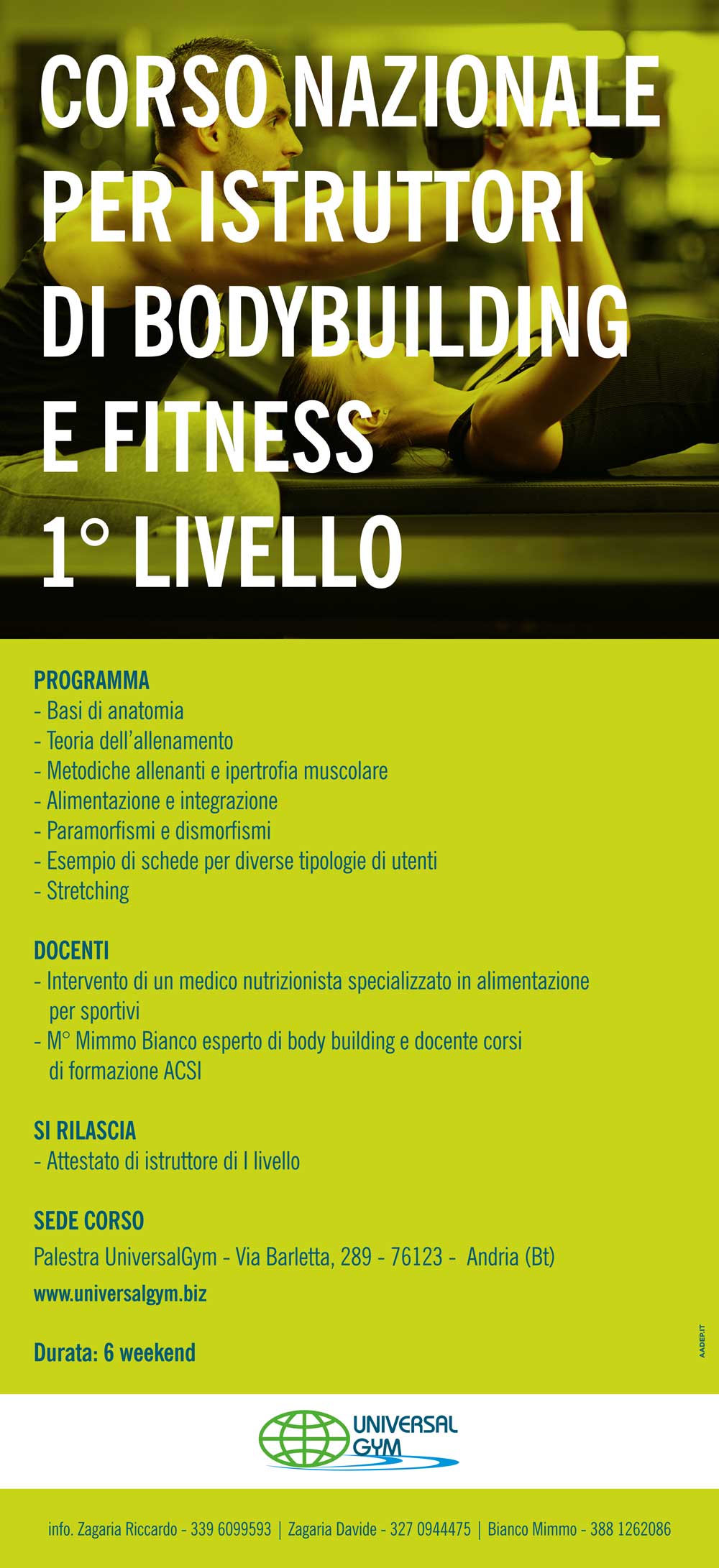 Palestra – Universal Gym